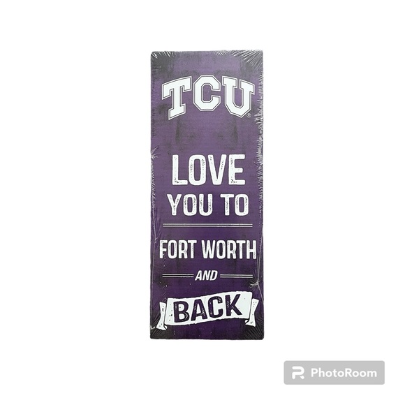 Wall Decor | New Tcu Wooden Sign | Poshmark